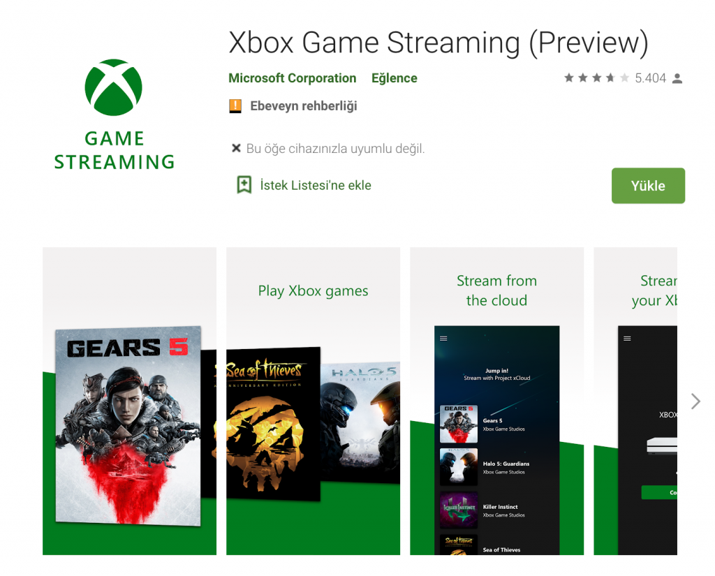 Xbox One oyunları Xbox Game Streaming ile Android'de oynanabiliyor!