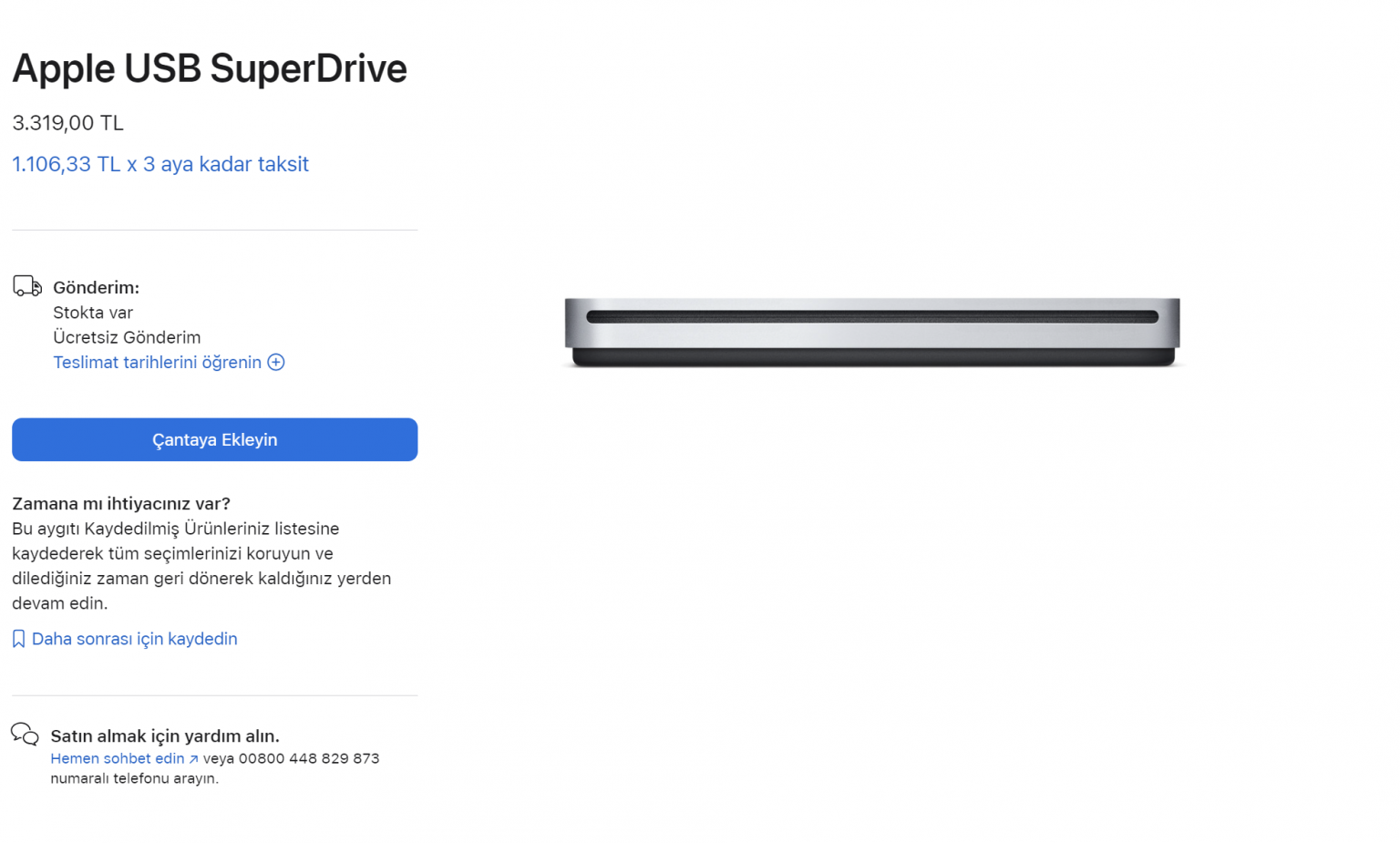 Apple, 16 Yıllık SuperDrive Ürününü Satıştan Kaldırıyor