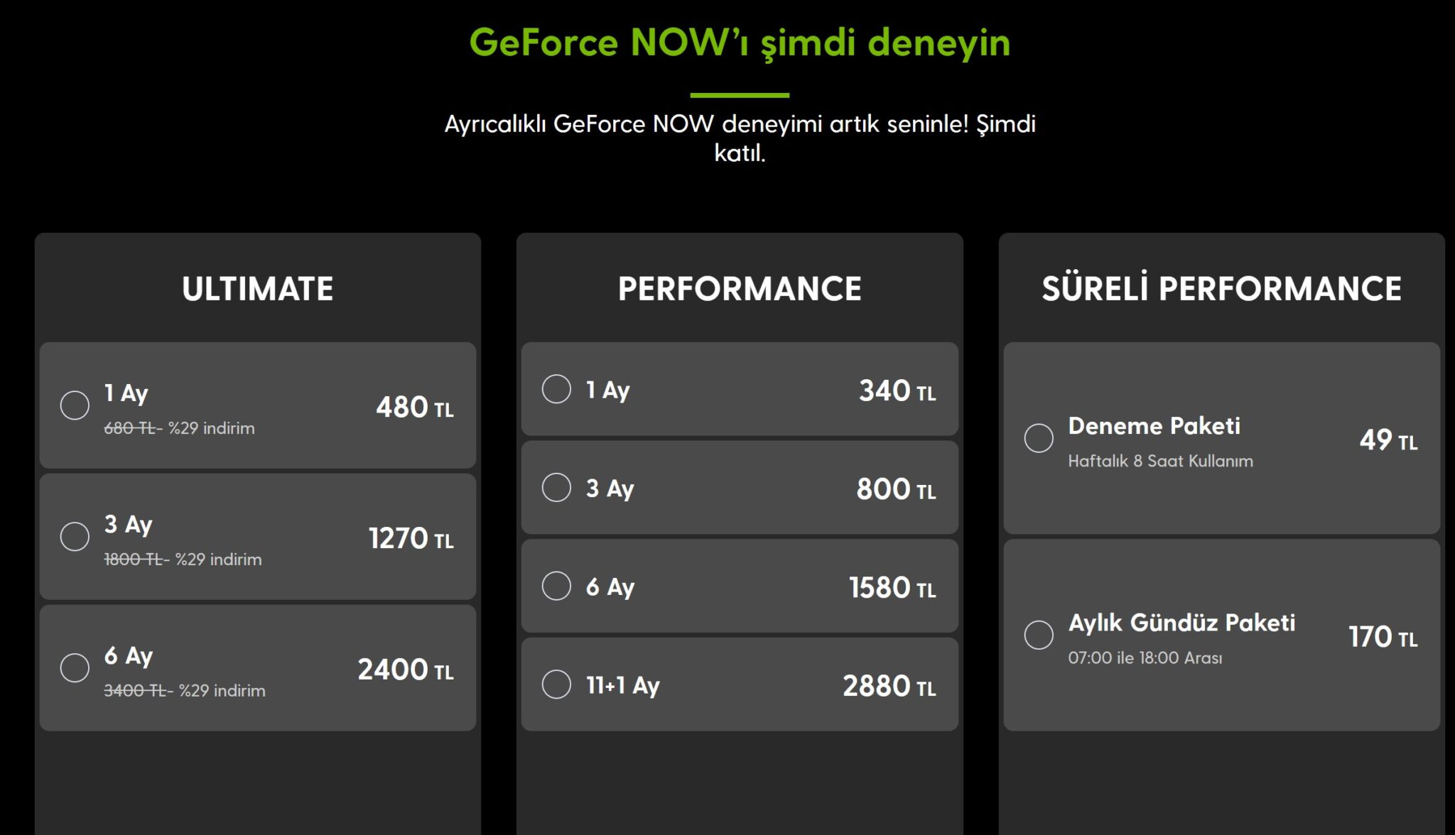 GeForce NOW Ultimate Paketi RTX 4080 İle Türkiye'de