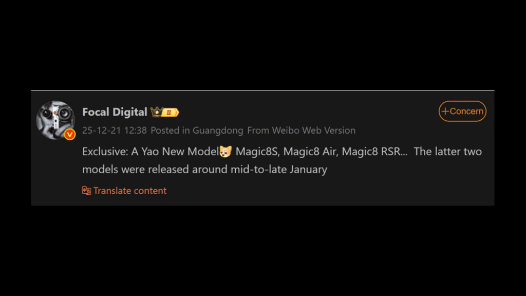 Honor Magic 8S, 8 Mini ve RSR İçin Olası Lansman Tarihi Ortaya Çıktı ...