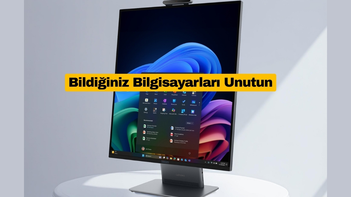 Garip Tasarımlı Lenovo ThinkCentre X AIO Aura Edition Tanıtıldı ...